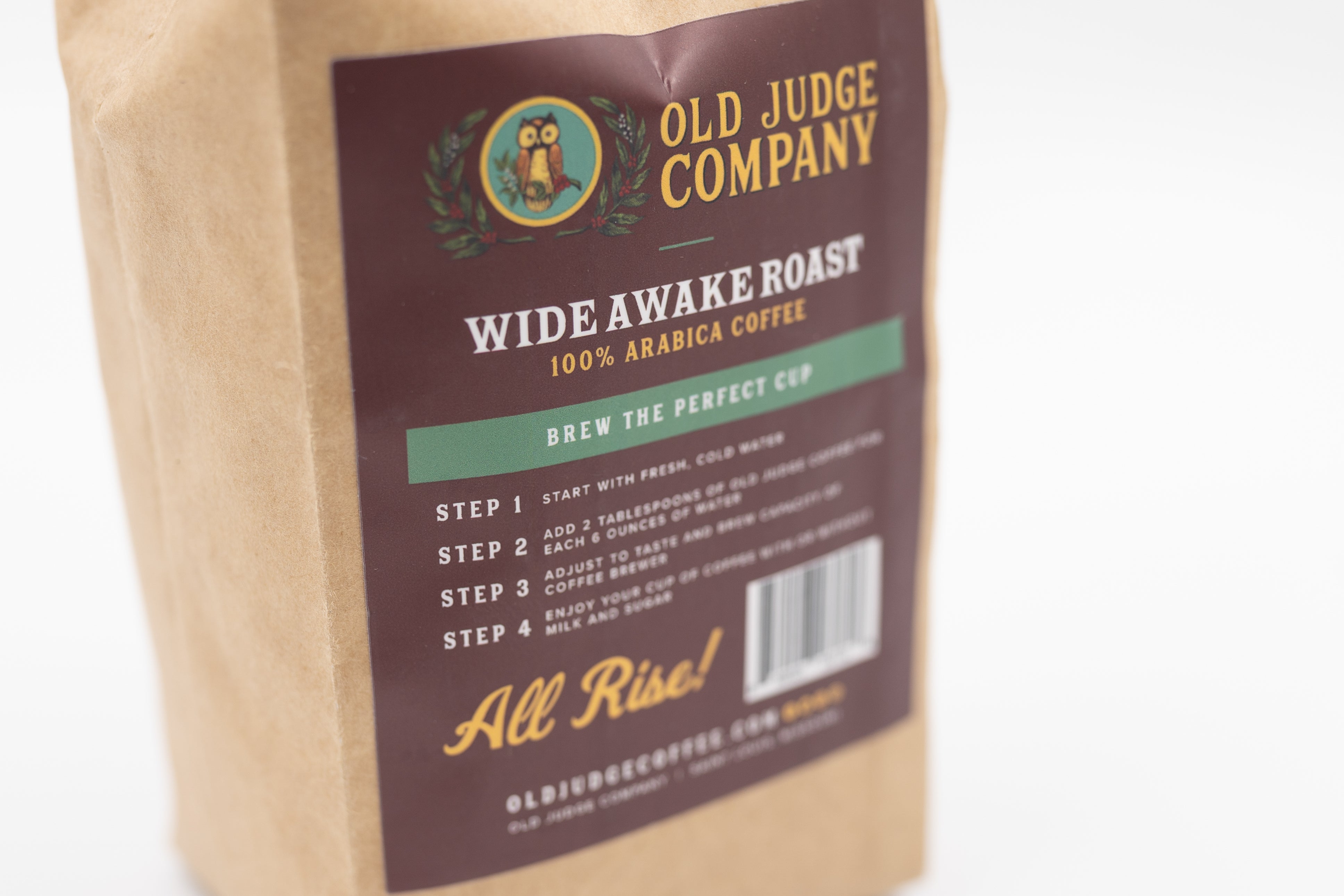 Wide Awake Dark Roast Ground Coffee - 100% Arabica – Old Judge Coffee