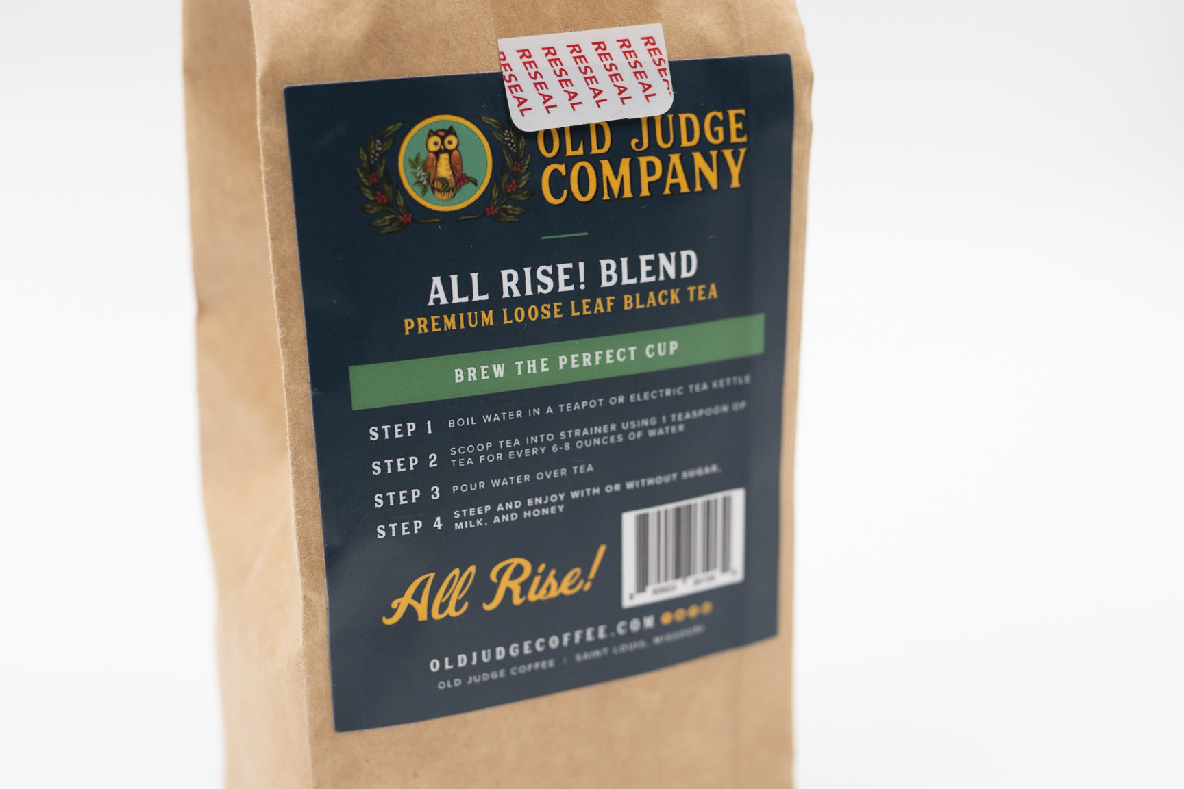 Old Judge Tea: All Rise! Blend (Loose Leaf) – Old Judge Coffee