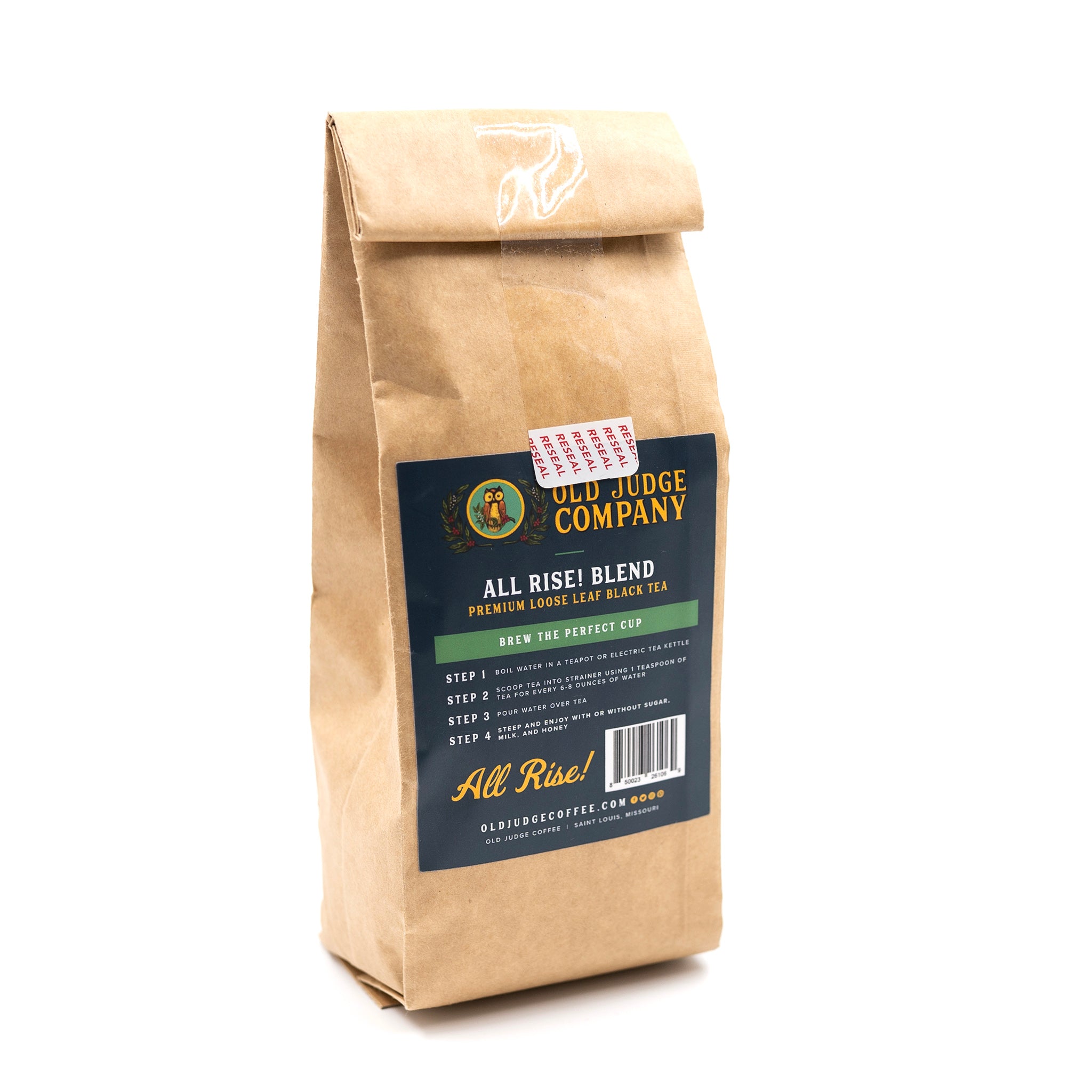 Old Judge Tea: All Rise! Blend (Loose Leaf) – Old Judge Coffee